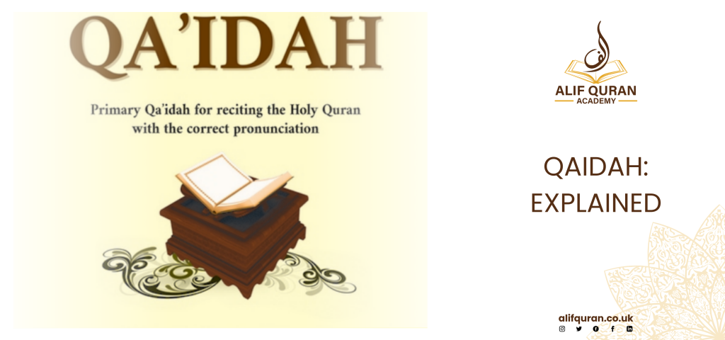 Qaida: Explained - Alif Quran Academy